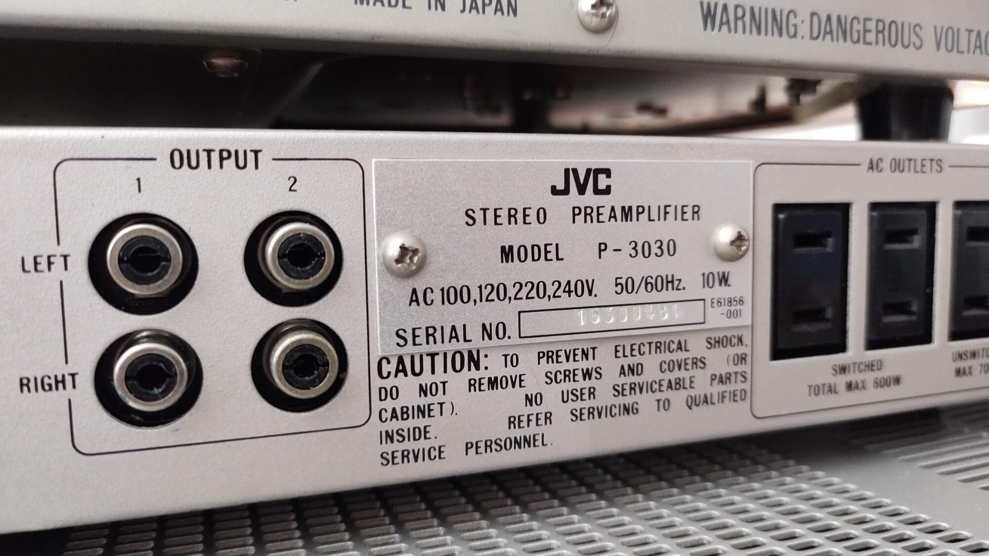 JVC-VICTOR / P-3030/ M-7050/ SEA-70/ Vintage/ HI-END/ Audiophile | Aukro